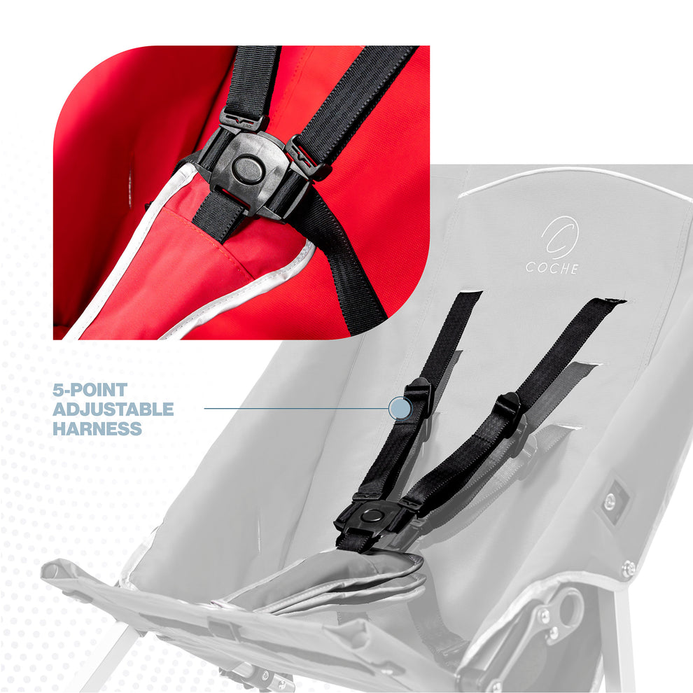 Coche XL Lightweight Medical Special Needs Stroller/Transport Chair, R ...